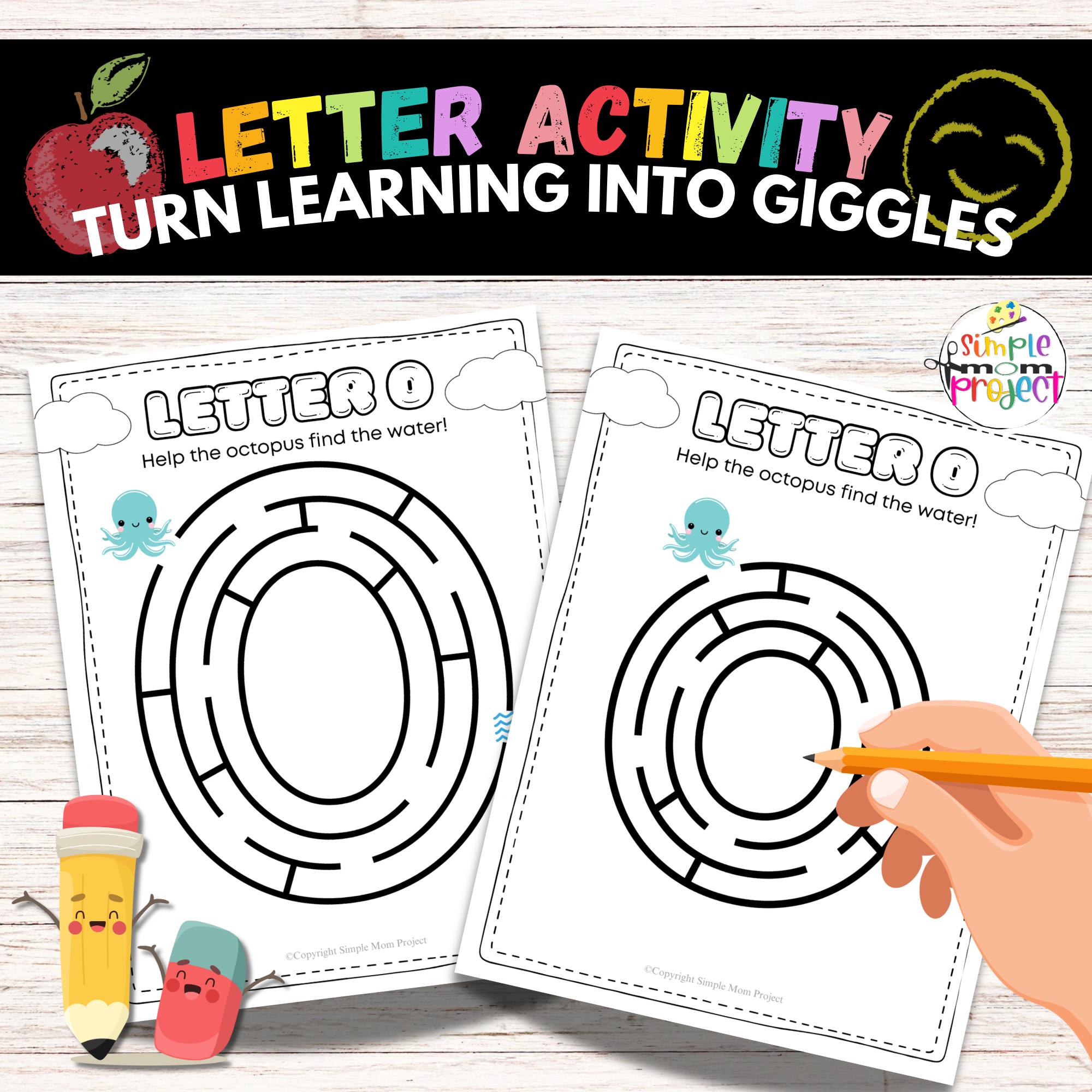 Letter O Activity Book: Preschool Learning Printables (PDF) - Etsy