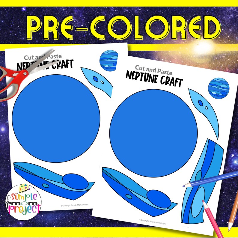 Neptune Printable Digital Download Craft | Educational | Neptune Solar ...