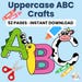 A-Z Animal Alphabet Crafts: Cut & Paste Printable (PDF Download) - Etsy