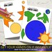 14 Solar System Cut and Paste Craft, Planet Crafts, Full Colored ...