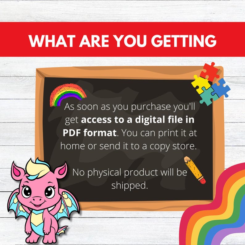 Dragon Color by Number Printable: Kids Coloring Activity (PDF) - Etsy ...