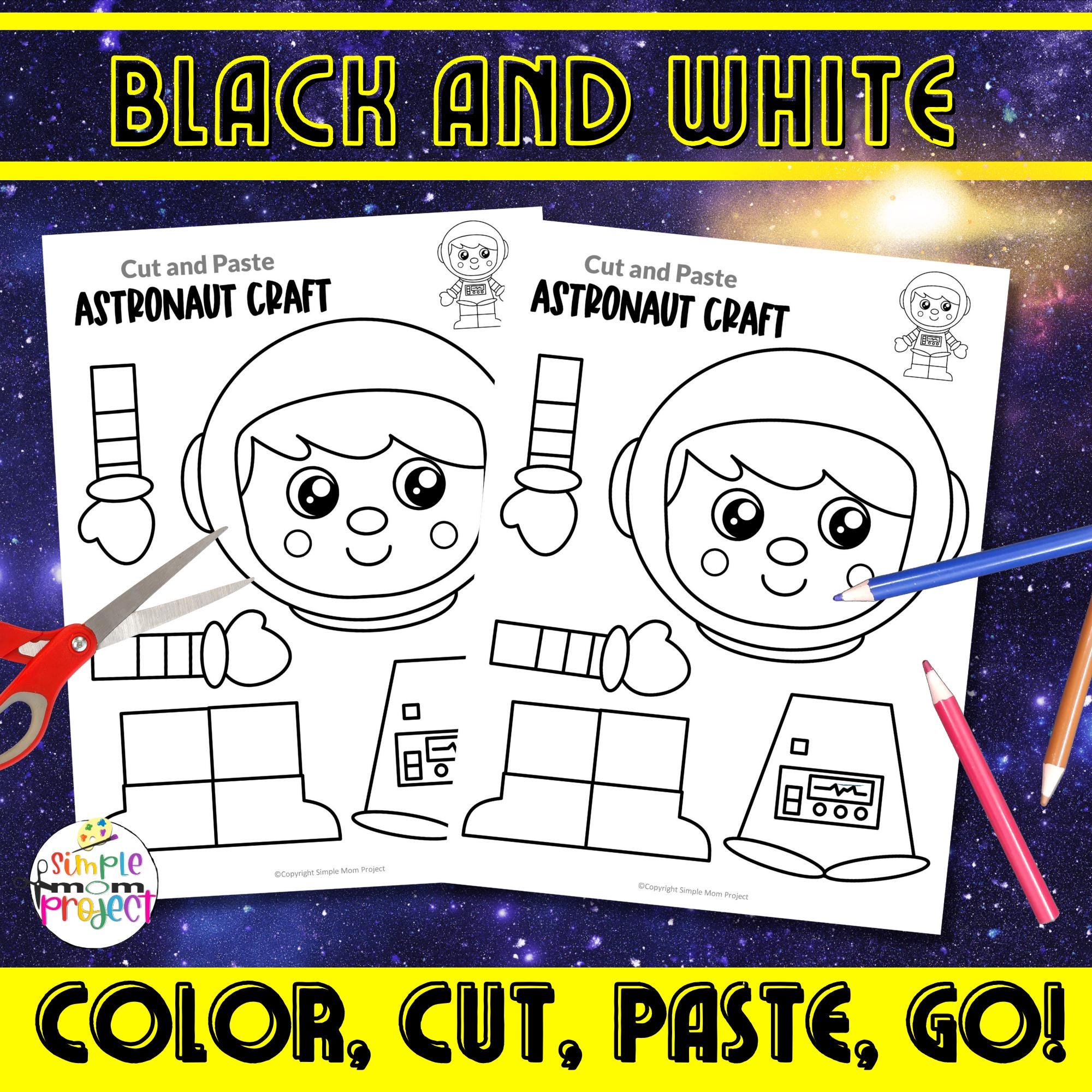 Digital Printable Astronaut Cut and Paste Craft for Any Age Group ...