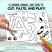 Alphabet Craft Printable ABC Crafts Printable Learning Letters Alphabet ...