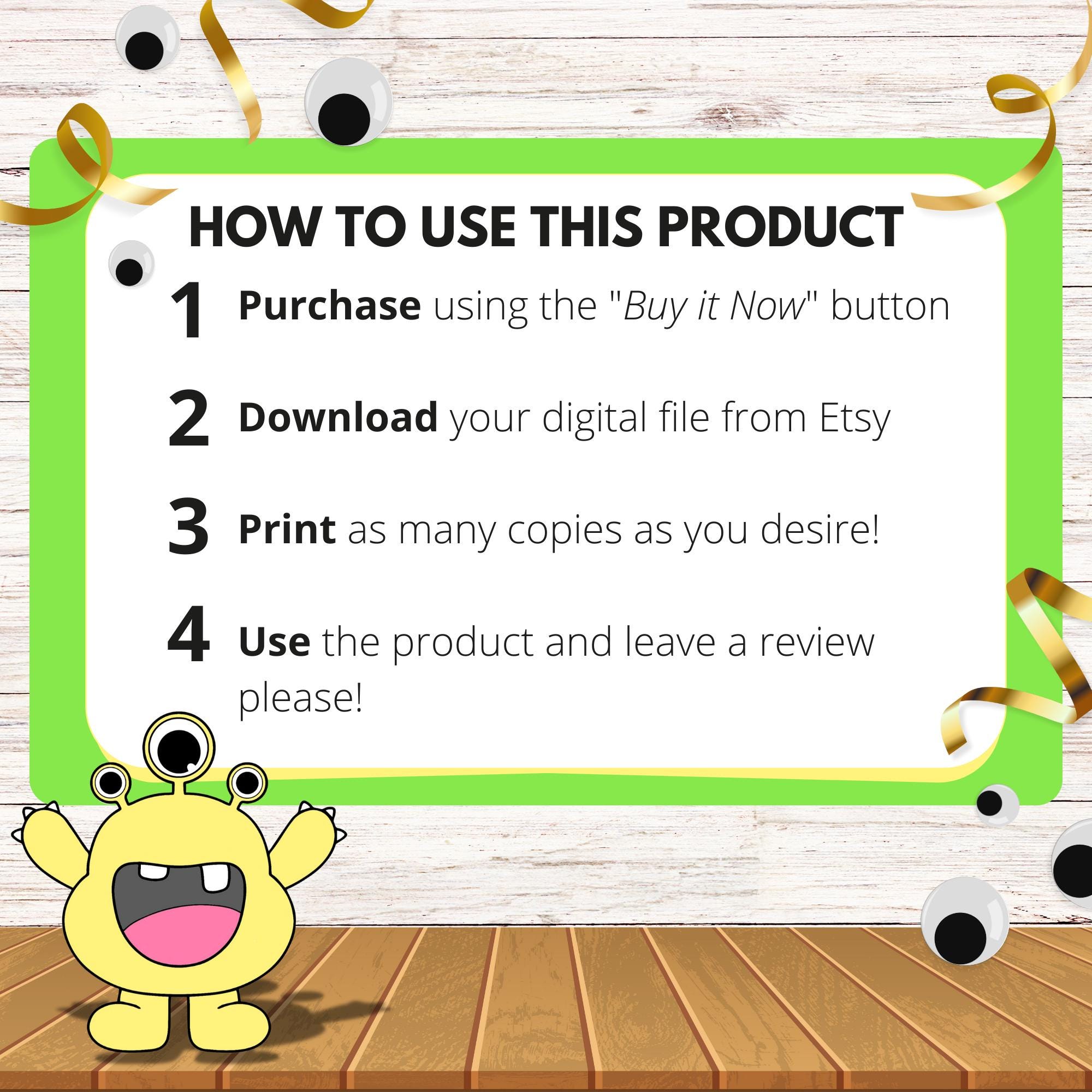 Build-a-monster Craft Activity Paper Monster Craft Monster Templates ...