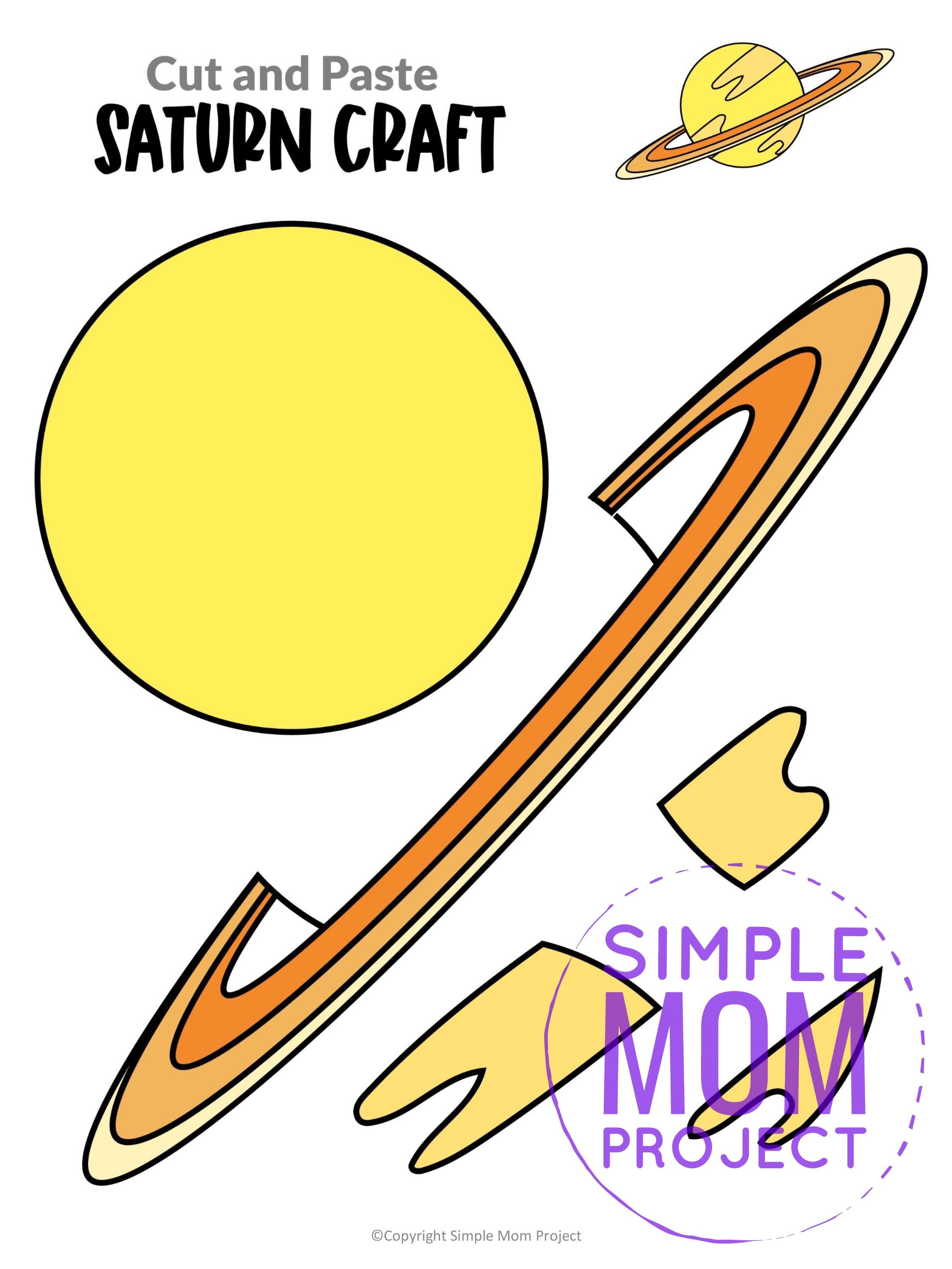 Solar System Cut and Paste Craft: Planet Activity (PDF) - Etsy