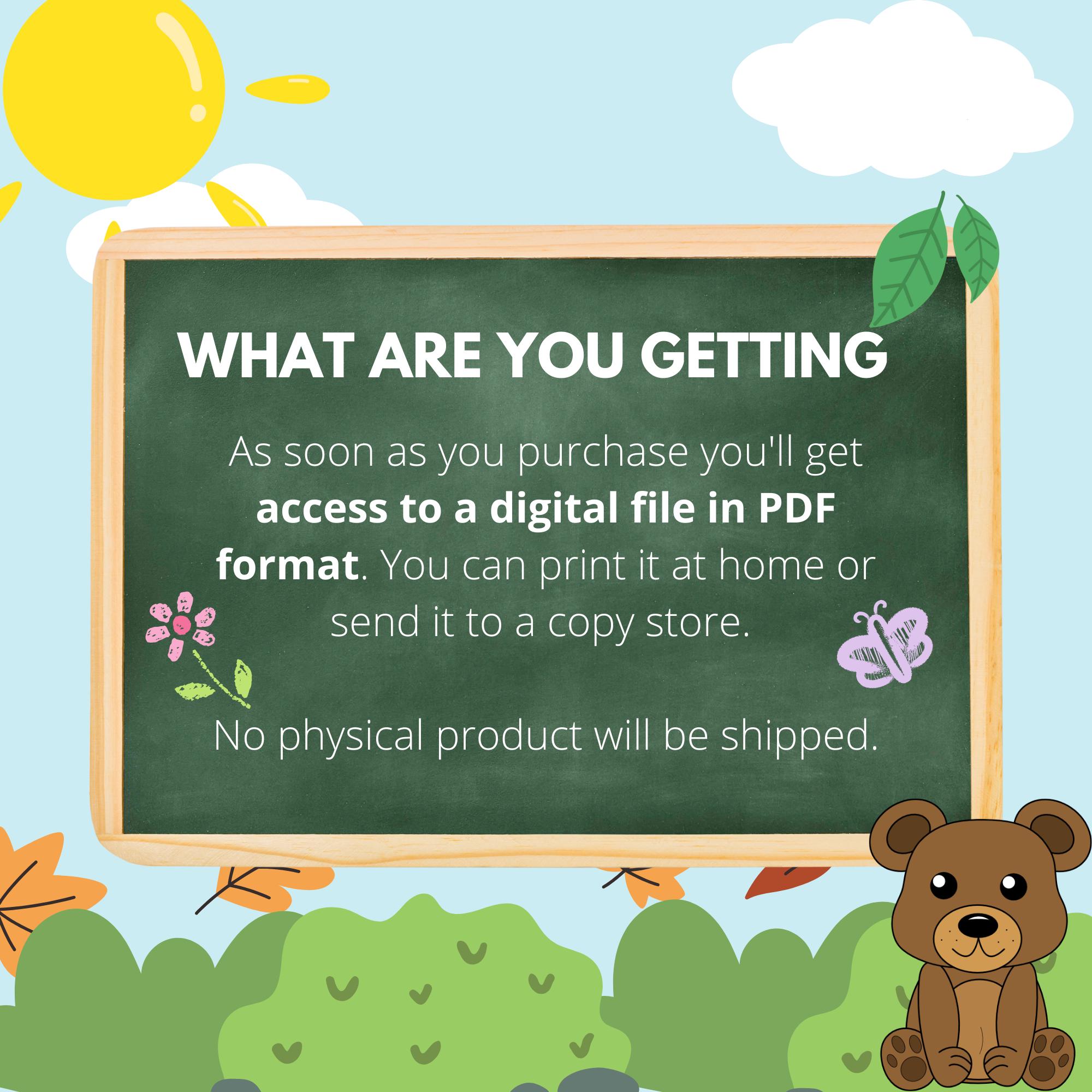 20 Easy Woodland Animal Cut and Glue Craft Activity, Printable, Fine ...