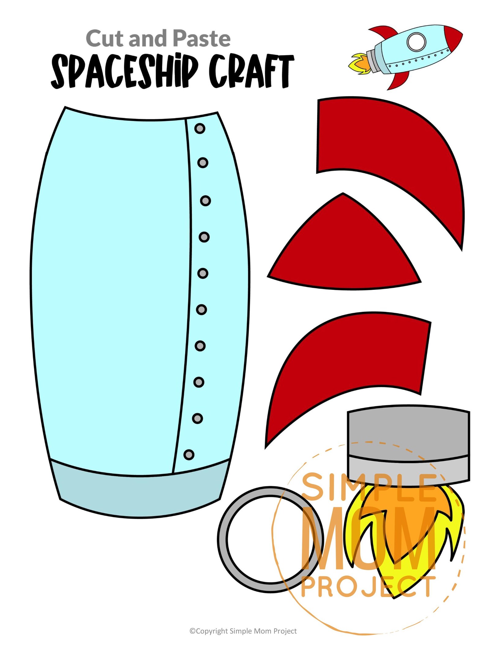 Solar System Cut and Paste Craft: Planet Activity (PDF) - Etsy