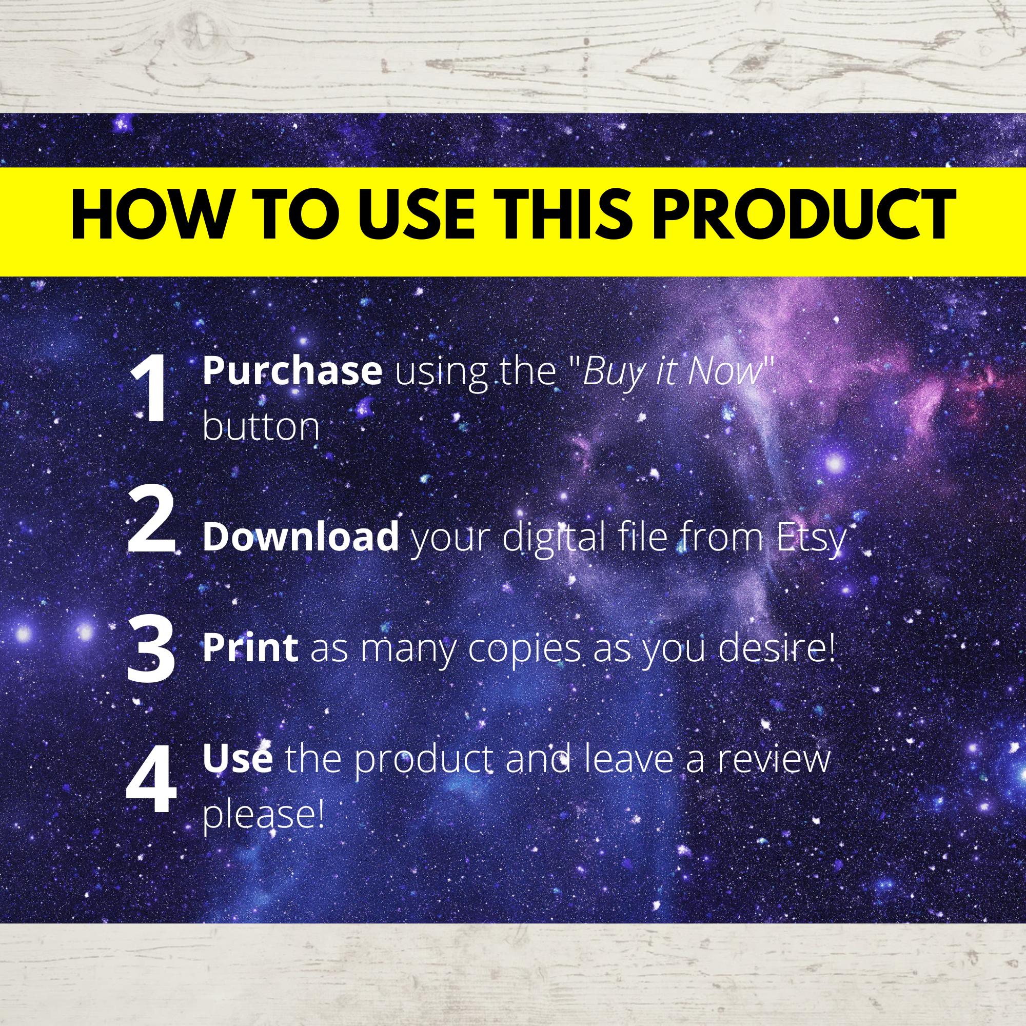 Mercury Printable Digital Download Craft | Educational | Mercury Space ...