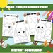 10 Black and White Woodland Animal Cut and Glue Craft Activity ...