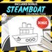 Printable Steamboat Craft Template | Instant Download | Steamboat ...