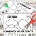Community Helper Crafts: Cut & Paste Activity, Coloring Pages (PDF) - Etsy