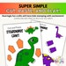 10 Easy Dinosaur Cut and Glue Craft Activity, Printable, Fine Motor ...