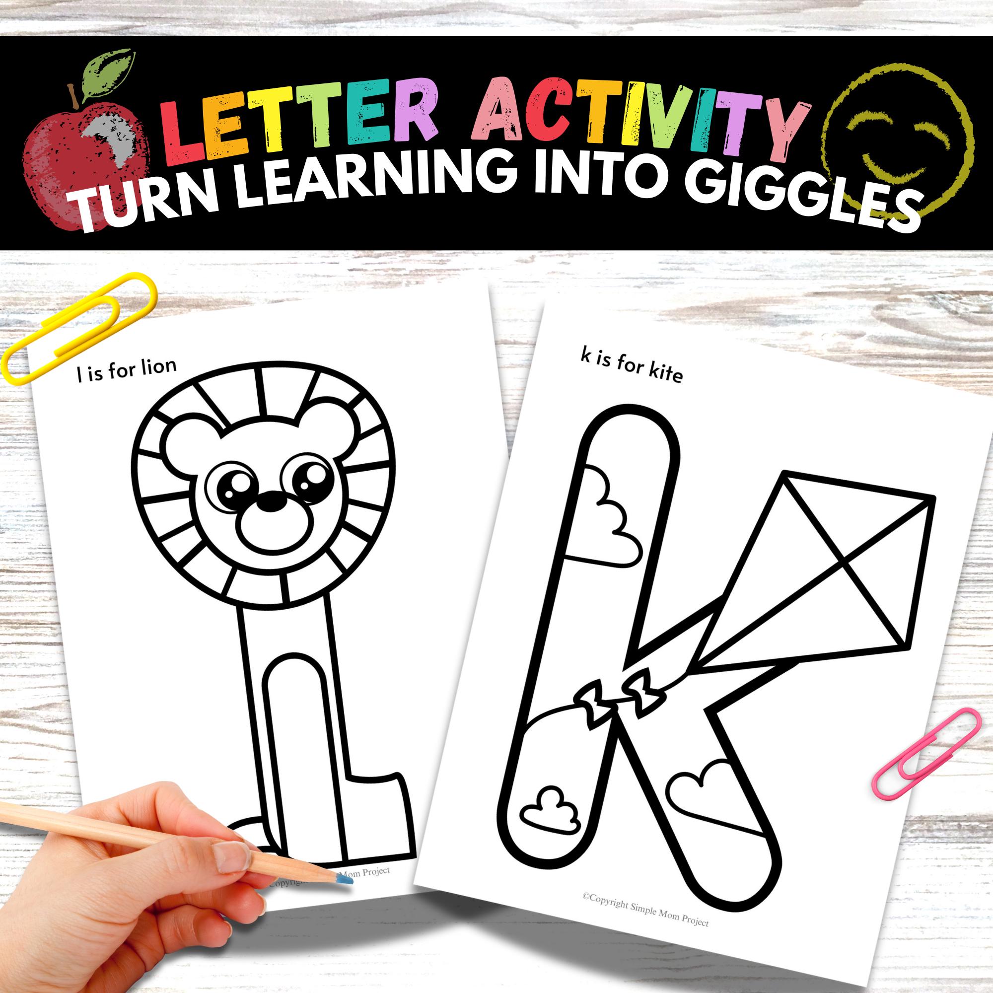 26 Small Lowercase Alphabet Coloring Book | Preschool Worksheets | for ...