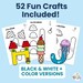 A-Z Animal Alphabet Crafts: Cut & Paste Printable (PDF Download) - Etsy
