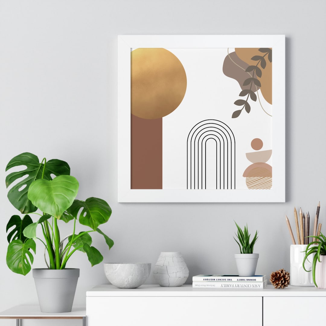 Modern Minimalist Abstract Wall Decor Captivates With Its Clean Lines ...