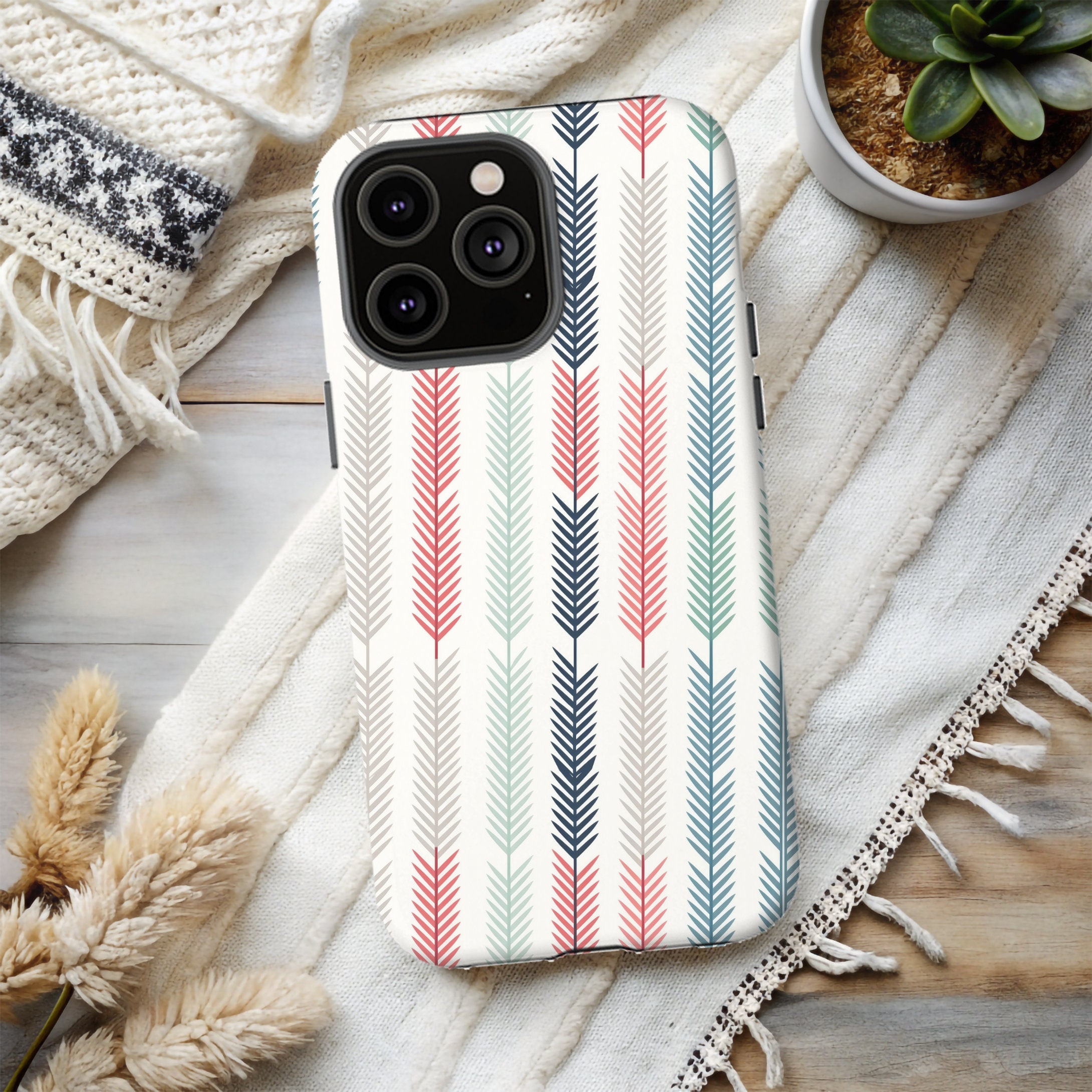 Red Blue Arrows Strong Phone Cases for All Phone Models. Dual Layer ...