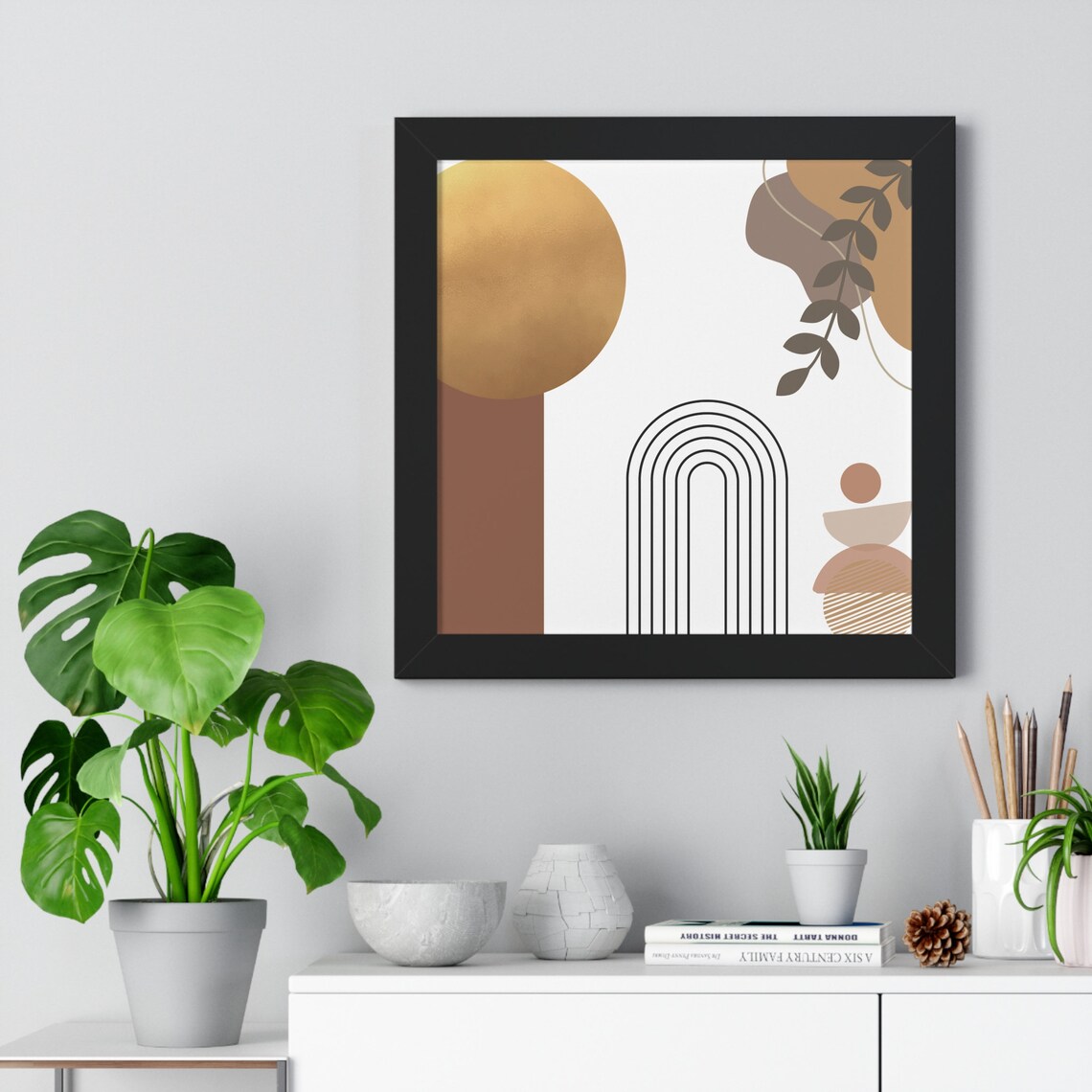 Modern Minimalist Abstract Wall Decor Captivates With Its Clean Lines ...