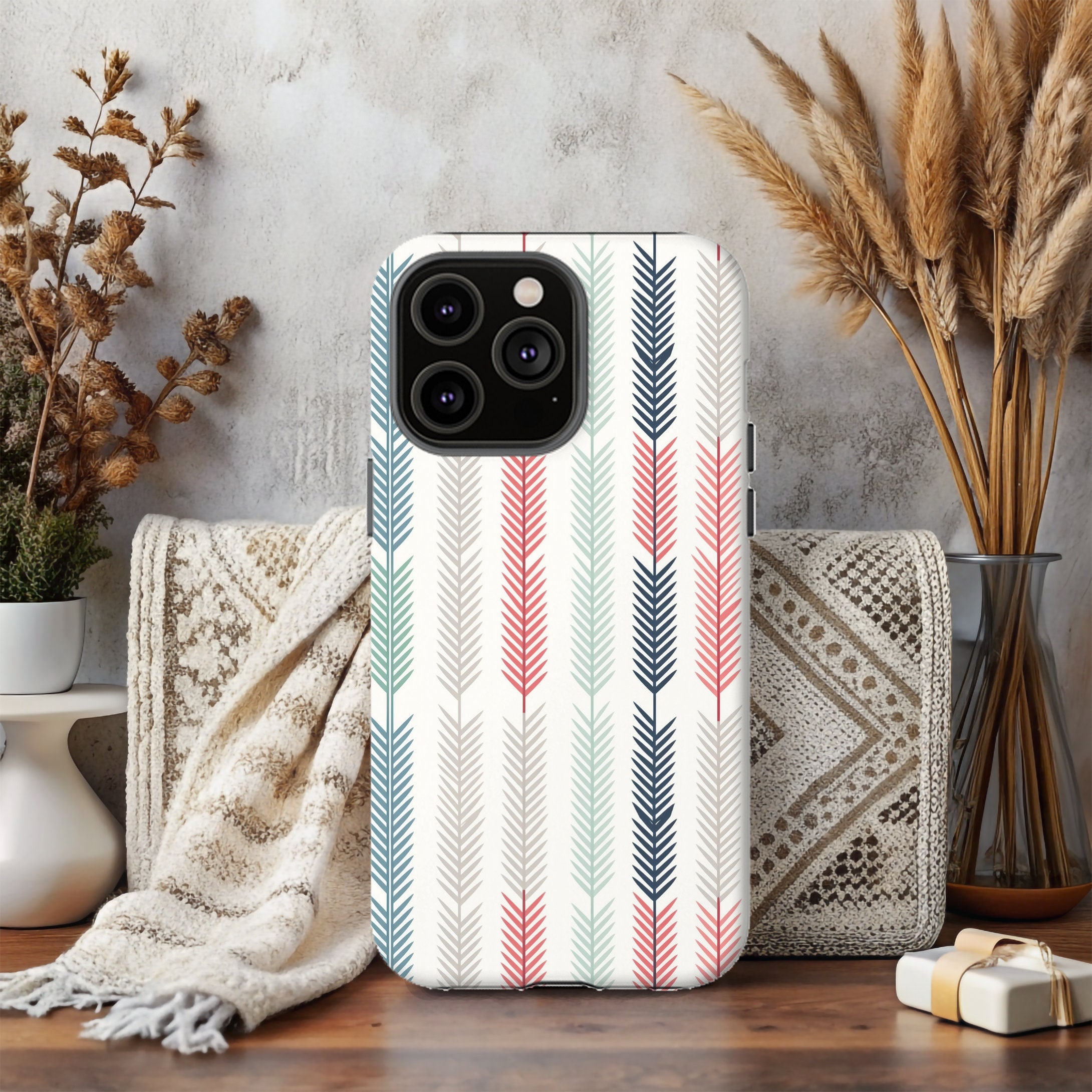 Red Blue Arrows Strong Phone Cases for All Phone Models. Dual Layer ...