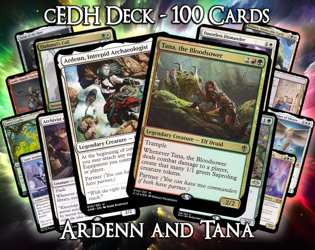 Ardenn and Tana Full Cedh Deck 100cards Battle-ready & Play-tested - Etsy