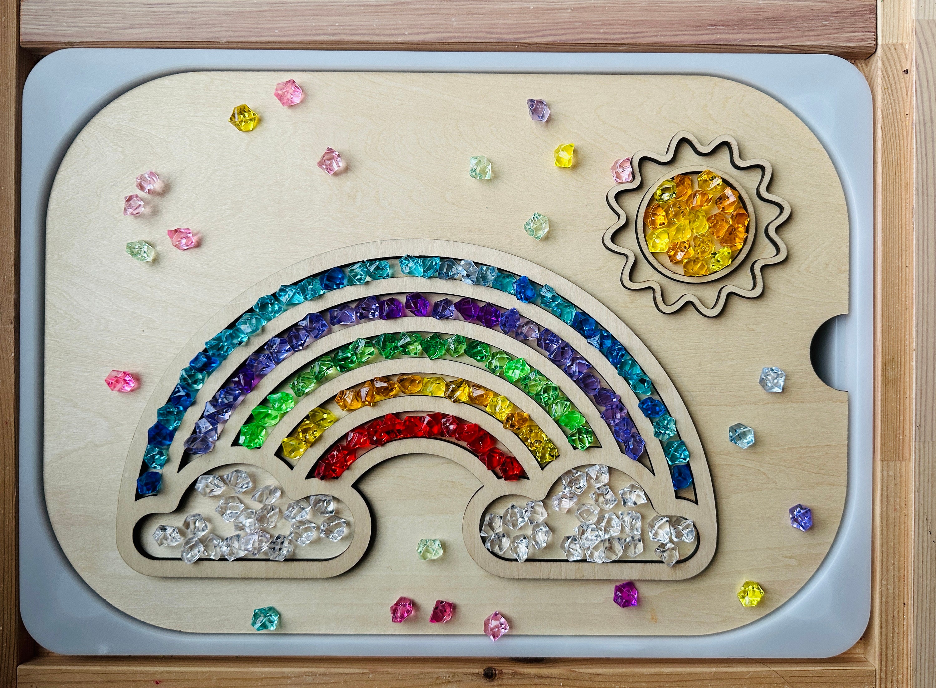 Rainbow TROFAST Lid Insert Sensory Table Lid Trofast Insert Flisat ...