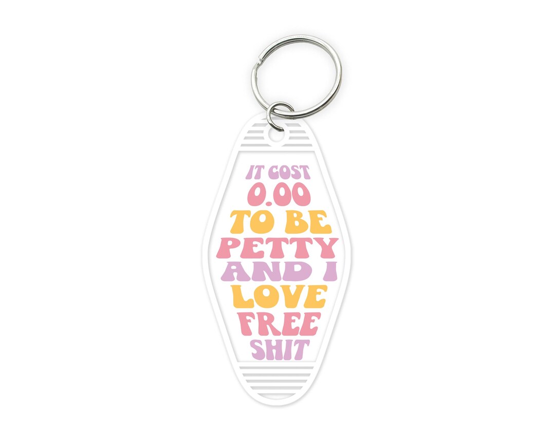 Retro Motel Keychain – Fun & Sassy Acrylic Keychains - Etsy
