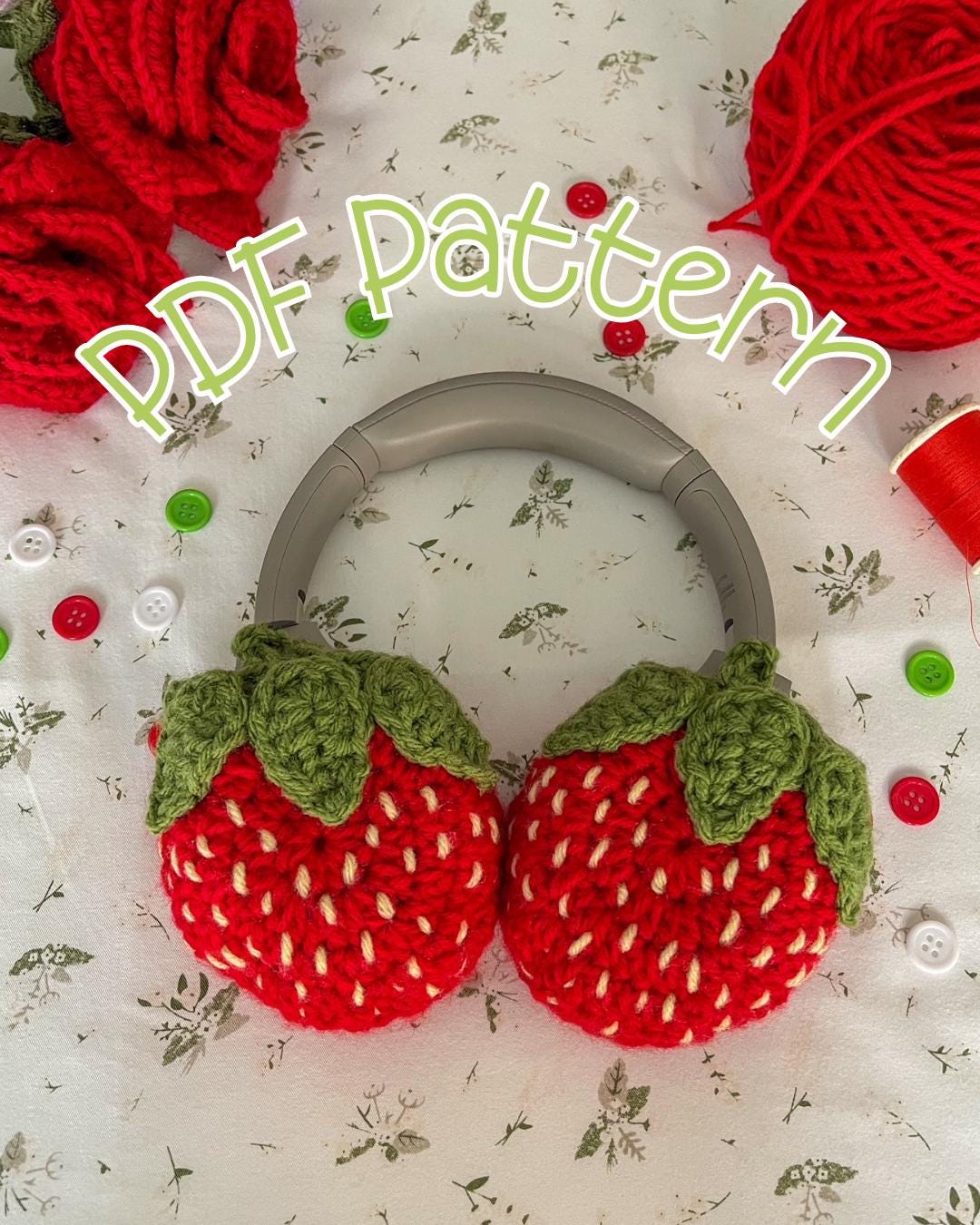 DIGITAL PDF | 5-in-1 Crochet Headphone Cover Bundle | Berry Best ...