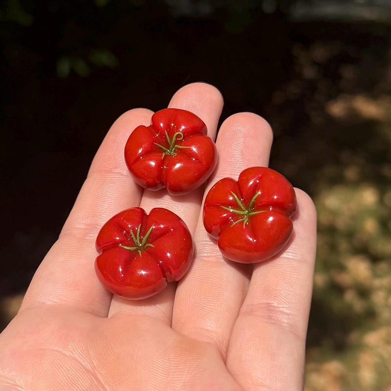 Red Clay Fridge Magnets - Etsy