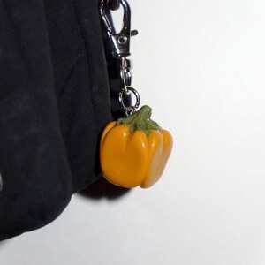 Bell Pepper Keychain, Handmade Polymer Clay Keychains, Cute Bag Charm ...