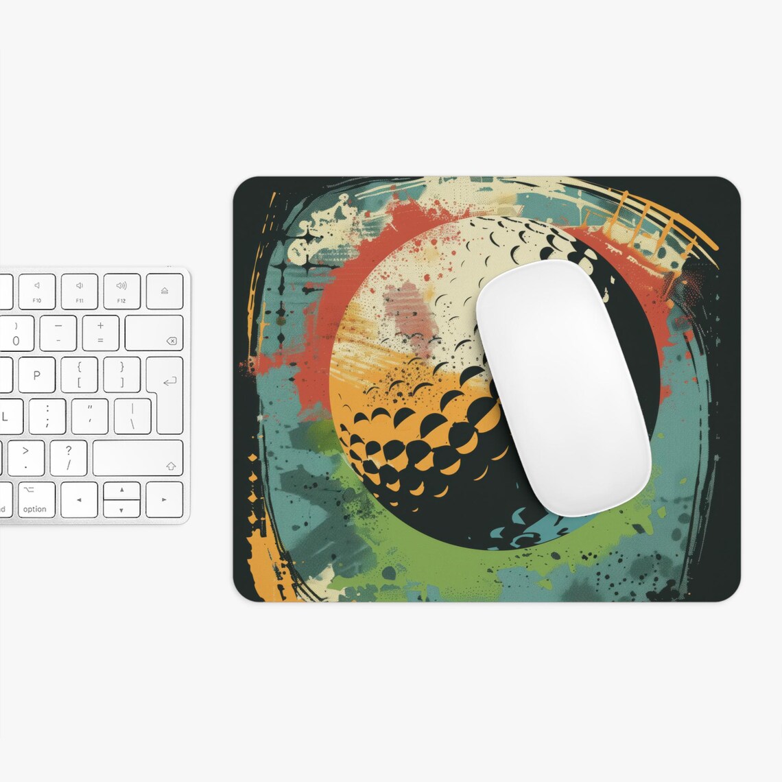 Golf Ball Graffiti Premium Golf Mouse Pad Urban Style Golf Desk ...