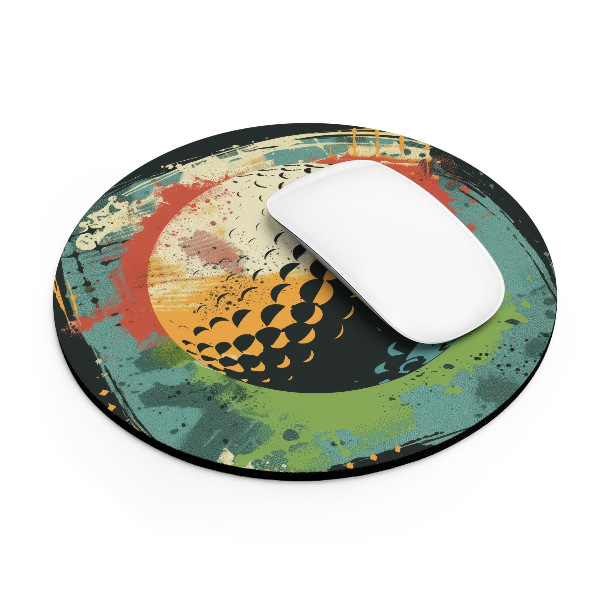 Golf Ball Graffiti Premium Golf Mouse Pad Urban Style Golf Desk ...