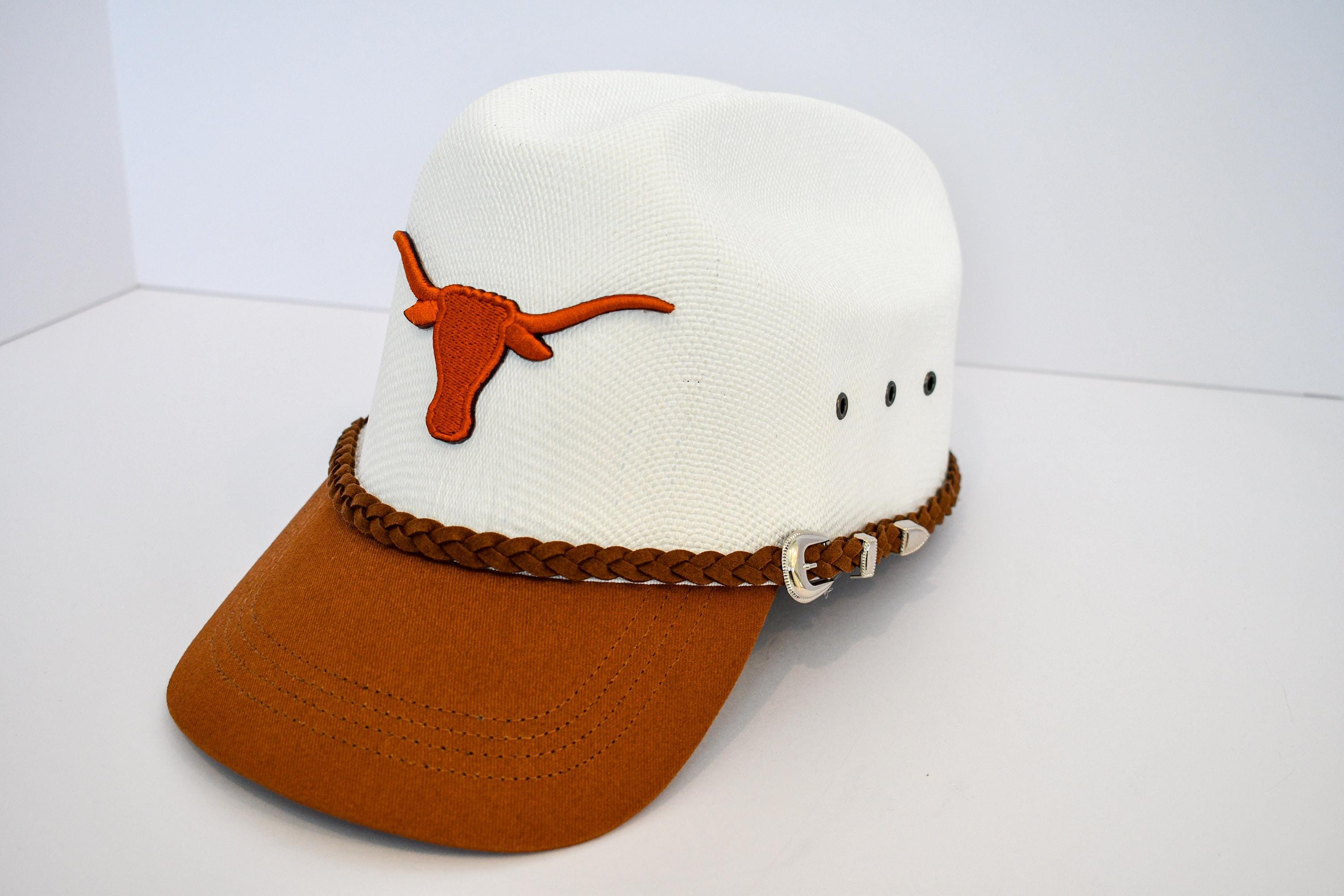 Texas Longhorns Cowboy Cap: Half Cowboy Hat, Half Ball Cap - Etsy