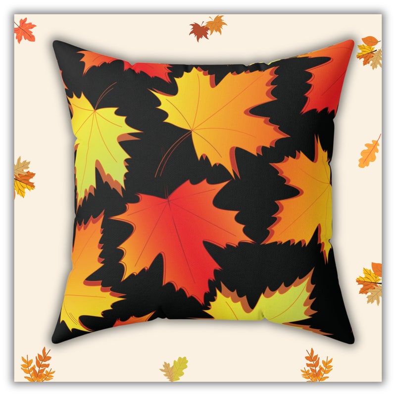 Maple Leaf Pillow - Etsy