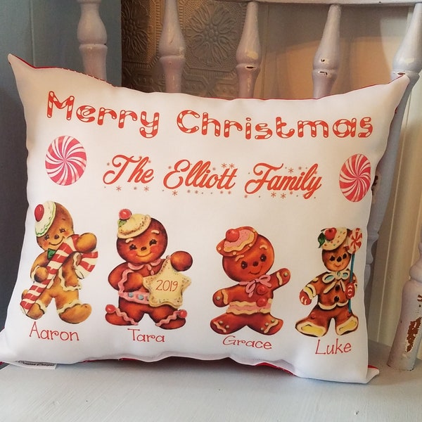 Gingerbread Man Pillow - Etsy