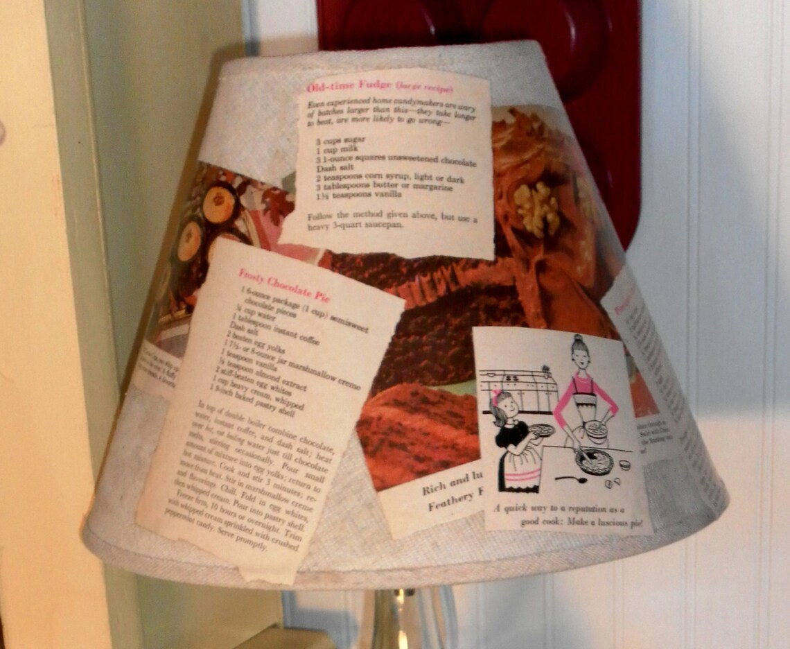 Set of 10 Vintage Cookbook Recipe Pages for Craft Projects - Etsy