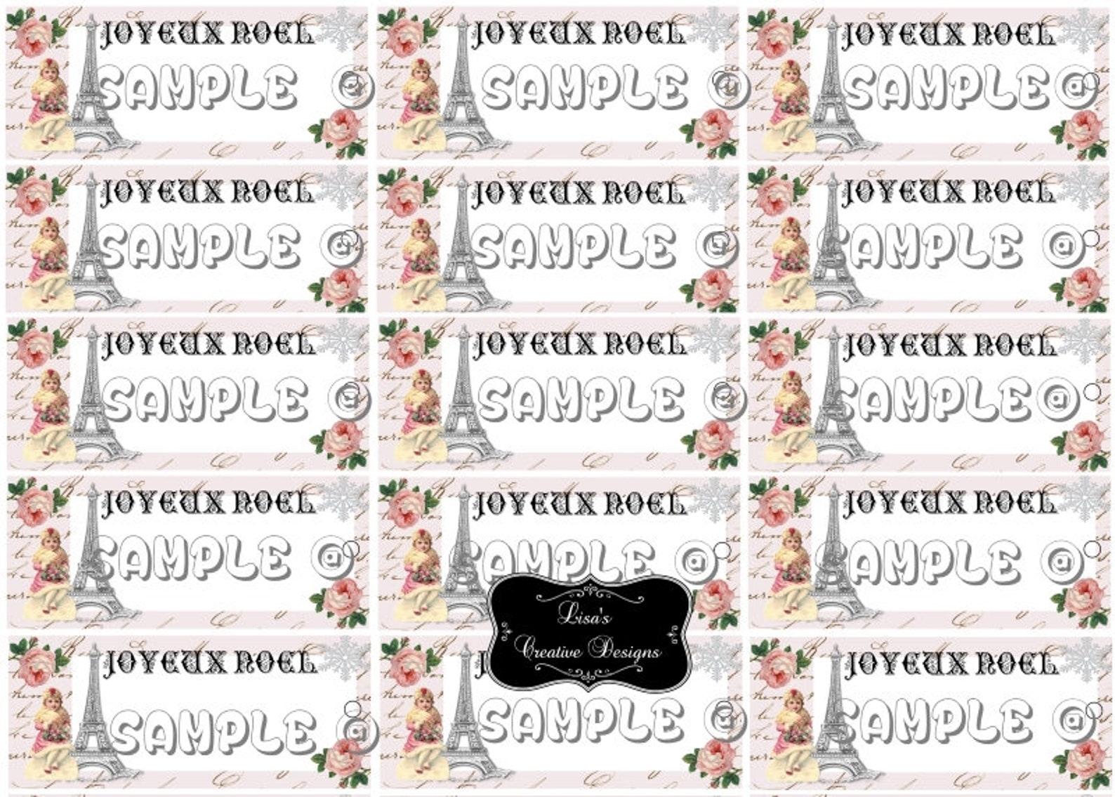 Printable French Joyeux Noel Christmas Gift Tags With French - Etsy