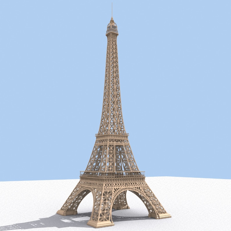 AI PDF Vector Eiffel Tower File - Etsy