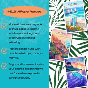 Sunset Beach Surf Poster, North Shore, Oahu, - Etsy