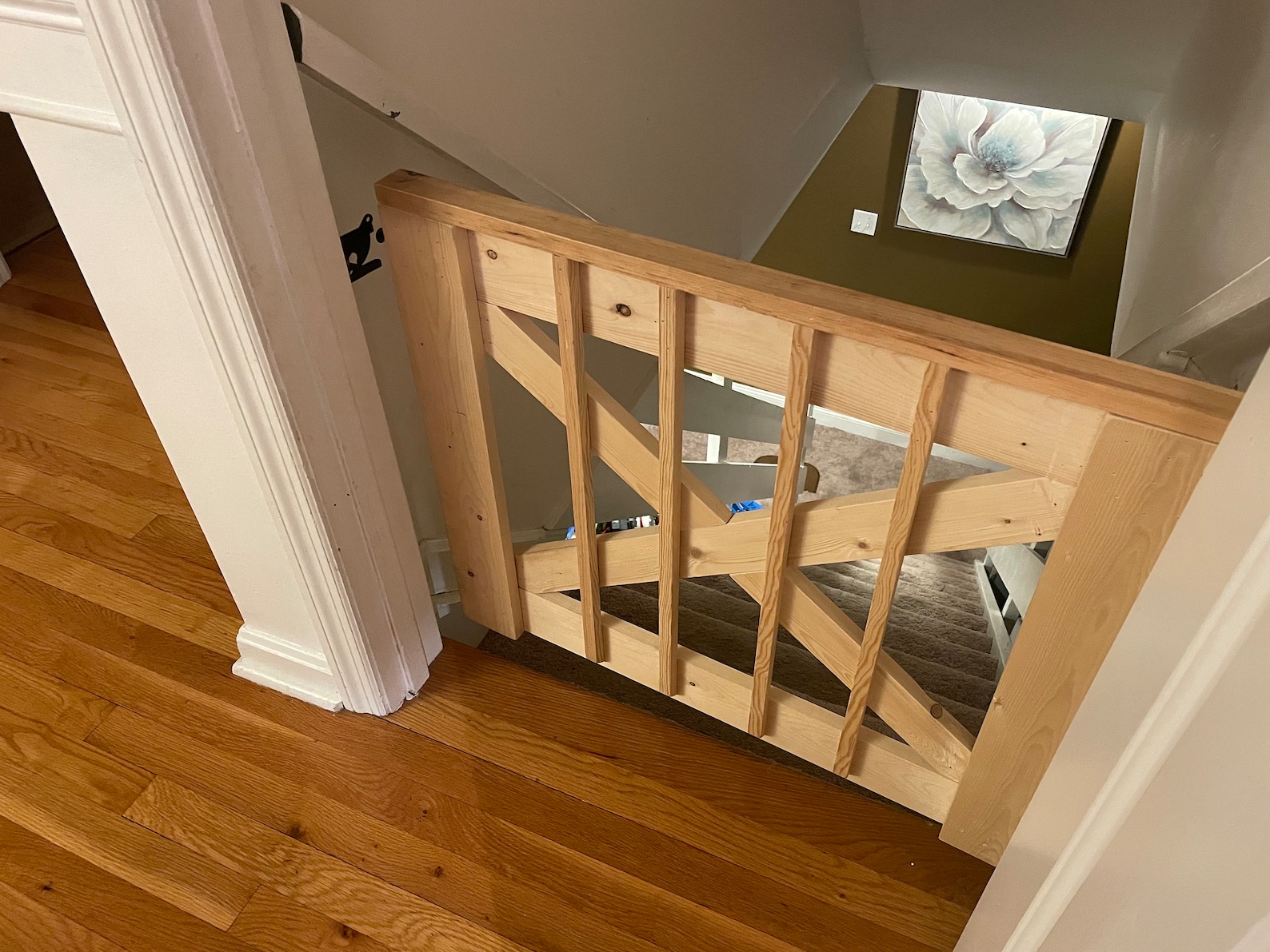 Wooden Baby Gate. Customizable Size for Every Entryway. Outdoor/indoor ...