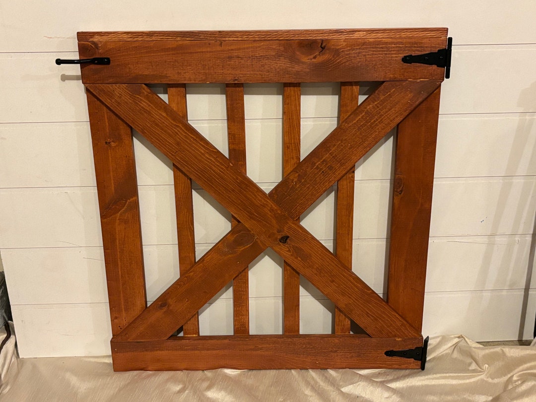 Wooden Baby Gate. Customizable Size for Every Entryway. Outdoor/indoor ...