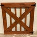 Wooden Baby Gate. Customizable Size for Every Entryway. Outdoor/indoor ...