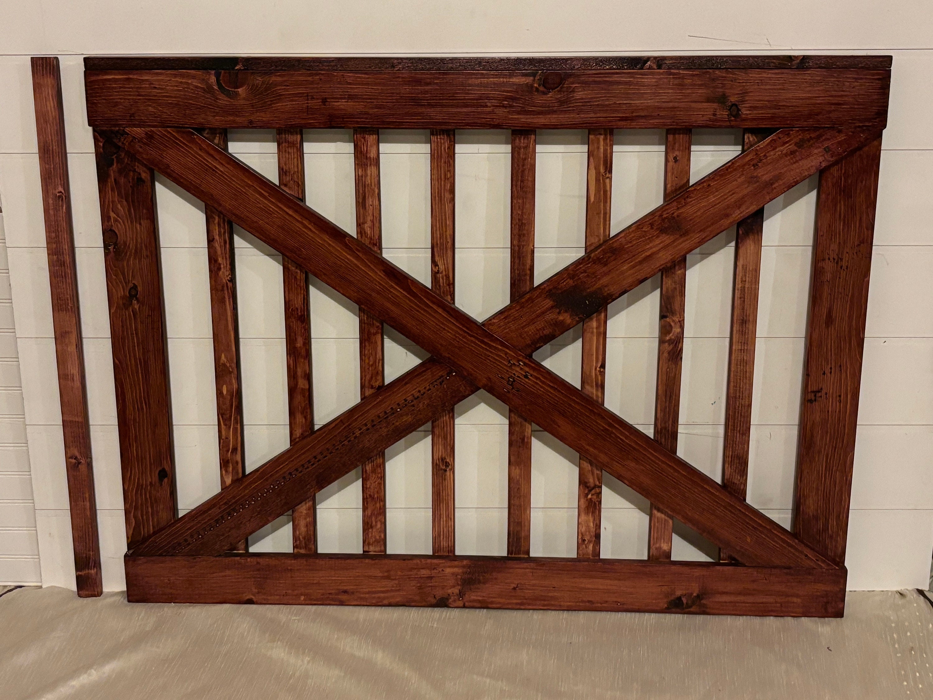 Wooden Baby Gate. Customizable Size for Every Entryway. Outdoor/indoor ...