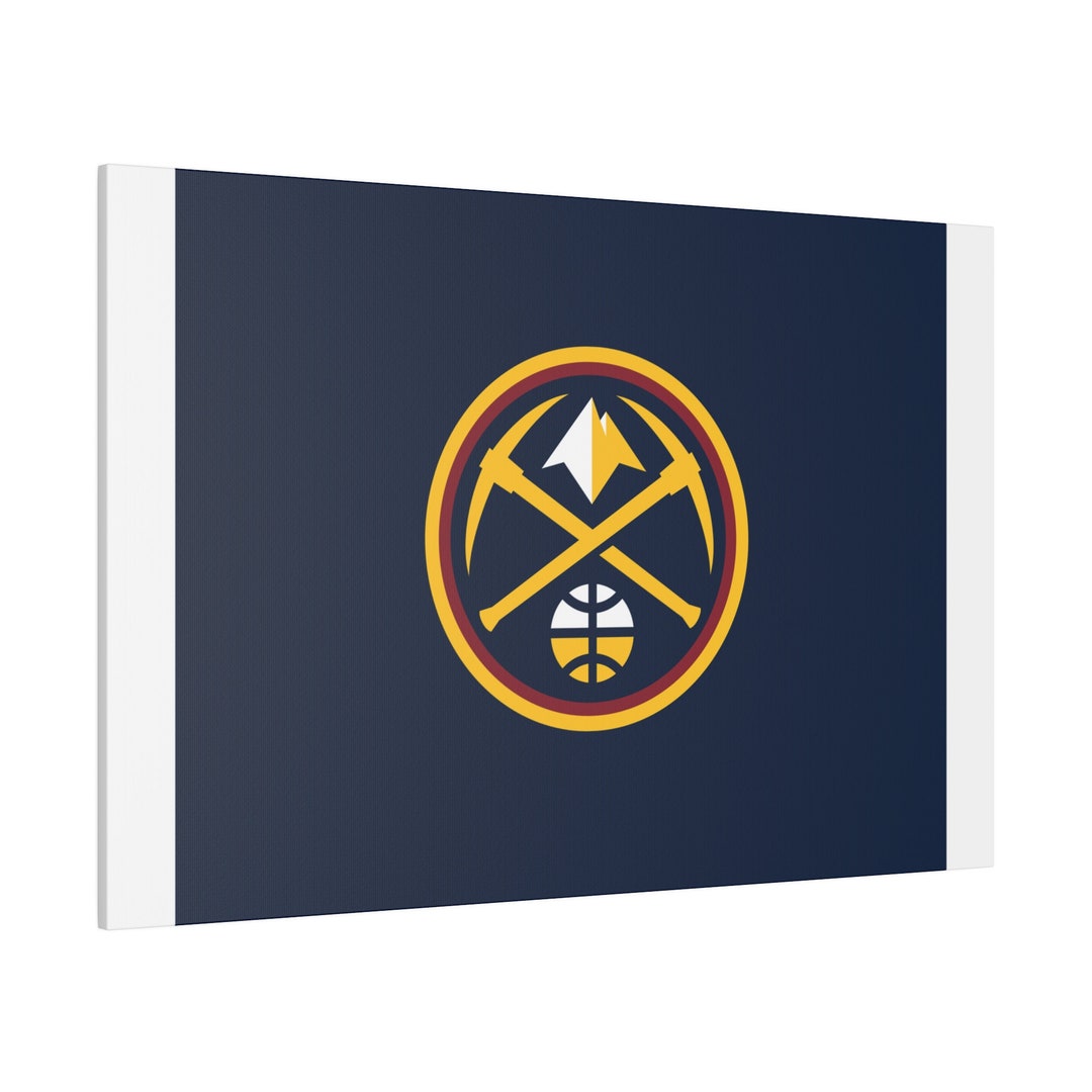 Denver Basketball Canvas, Denver Basketball Art, Denver Basketball Logo ...