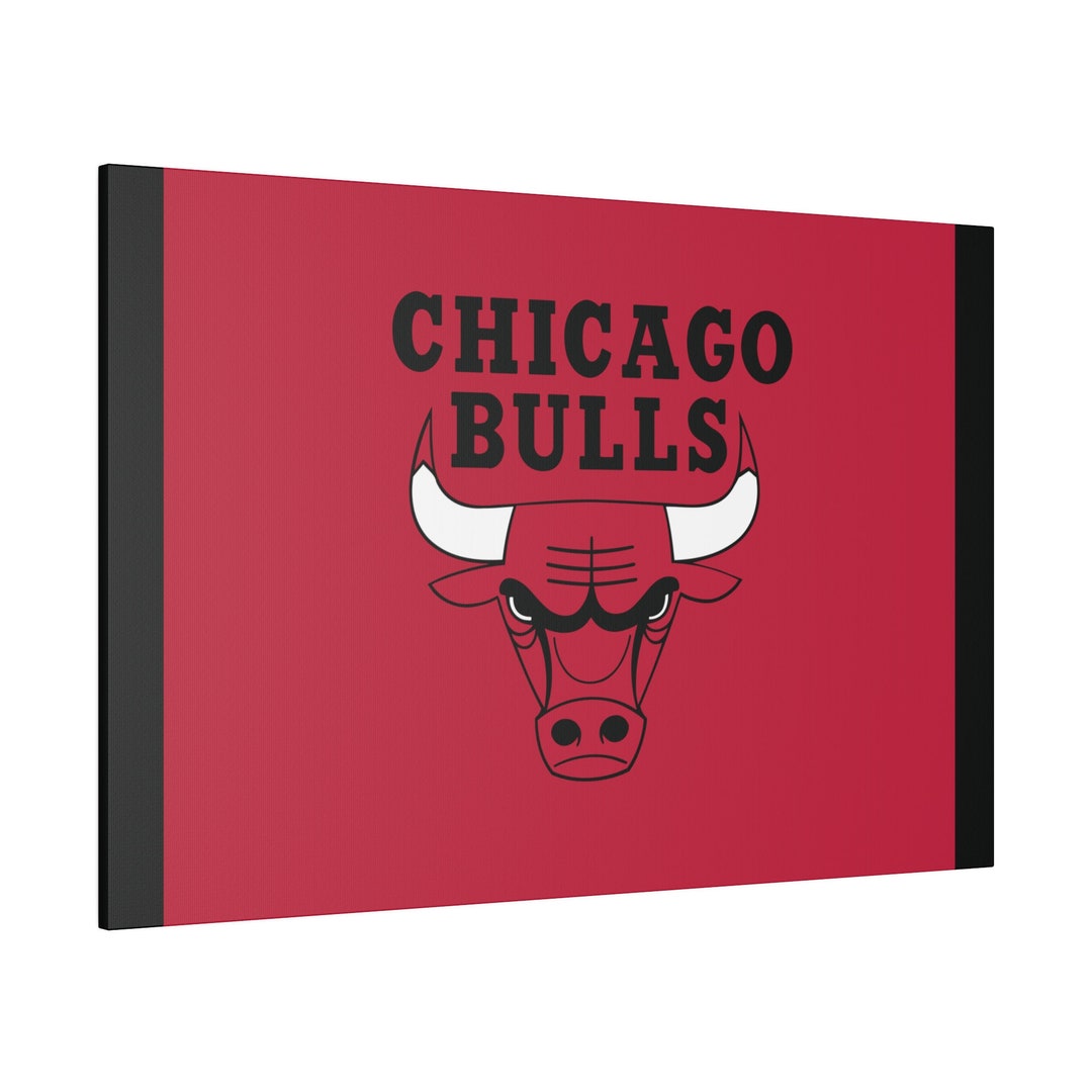 Chicago Basketball Canvas, Chicago Basketball Art, Chicago Basketball ...