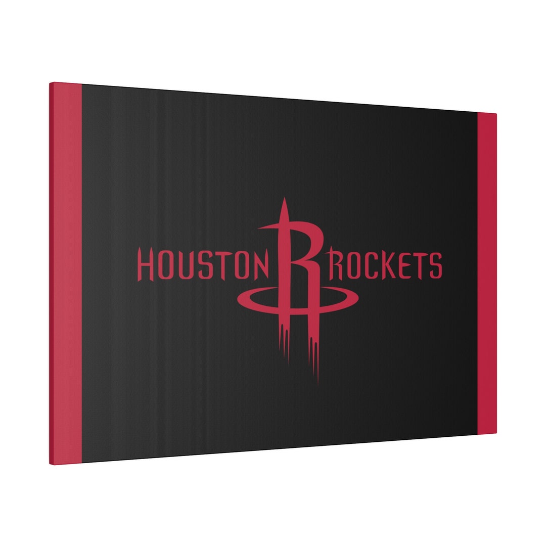 Houston Basketball Canvas, Houston Basketball Art, Houston Basketball ...