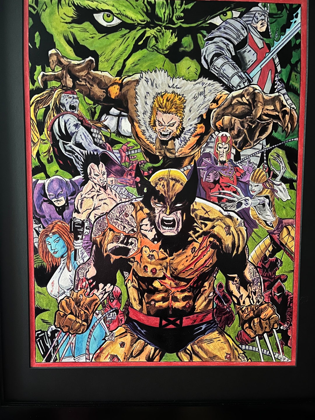 Comic Fan Art - Watercolor Painting, Inmate Artist, Your Favorite Comic ...