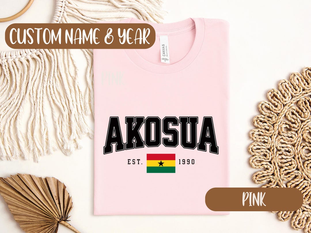 Personalized Ghana Names Year Sweatshirt-ghana Names Hoodie, Abena, Ama ...