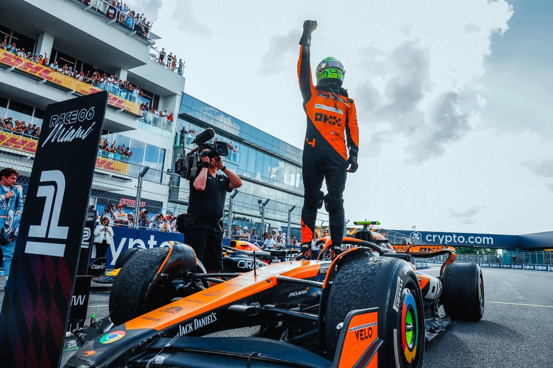 Lando NORRIS F1 WIN Miami 2024 Digital Download - Etsy