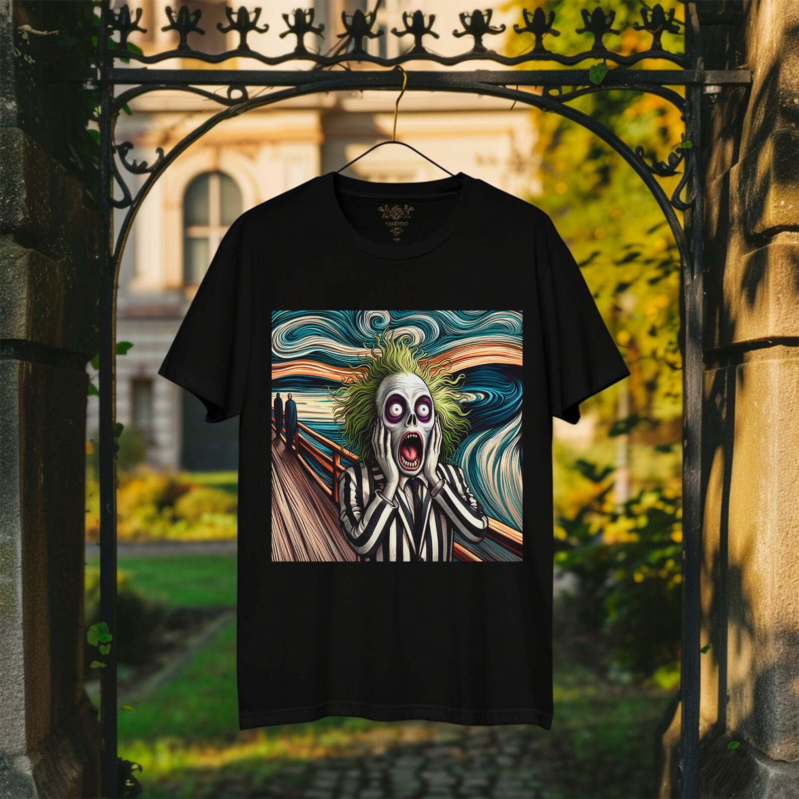 PNG Sublimation Design the Scream Inspired Spooky Character High ...