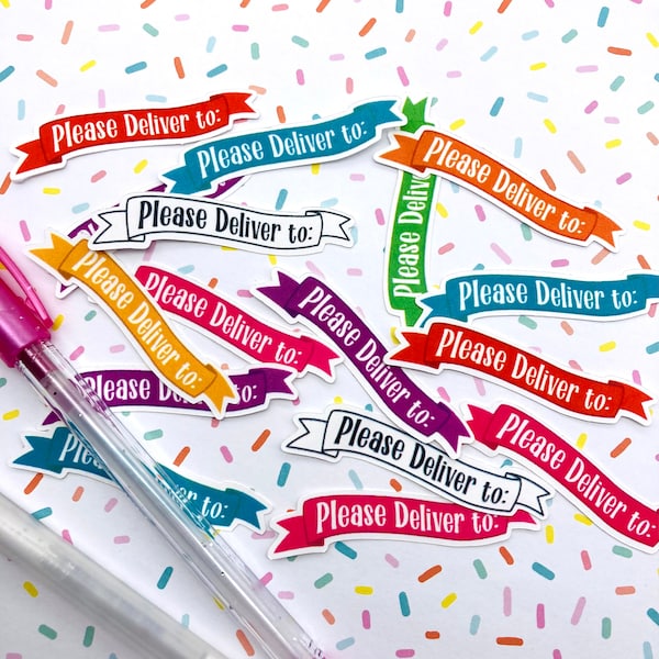 Paper Please Deliver to Labels - Etsy