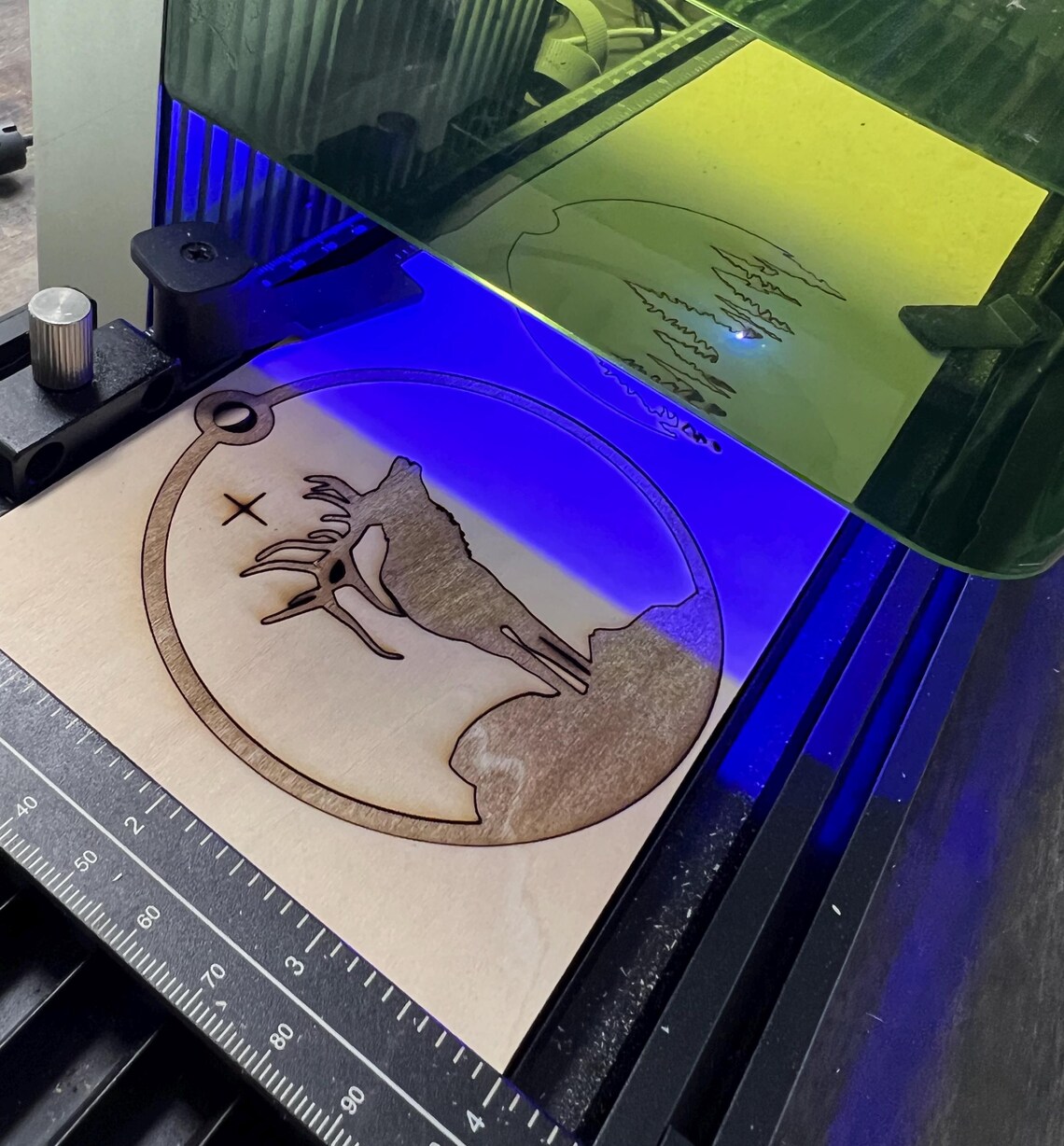 DIY Laser Files, Digital SVG Download: Grand Tetons ELK Christmas ...